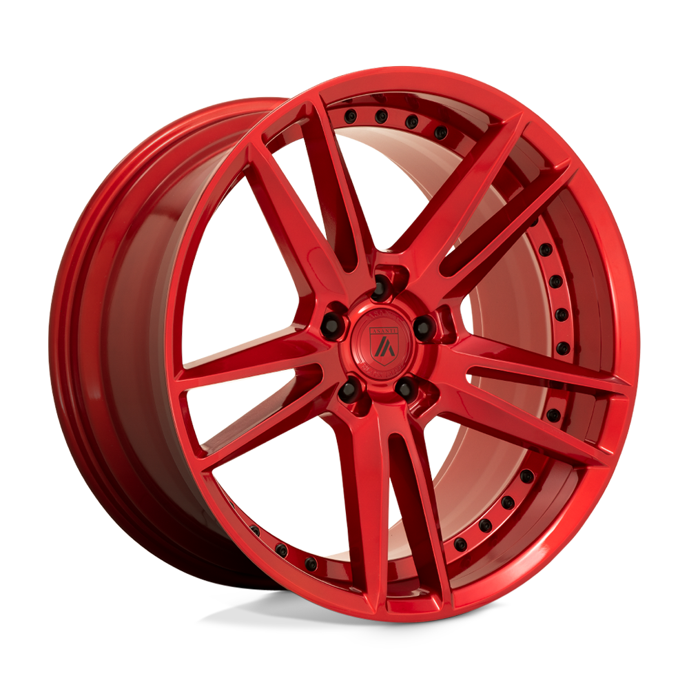 20X10.5 CANDY RED 38MM Asanti Black Wheel