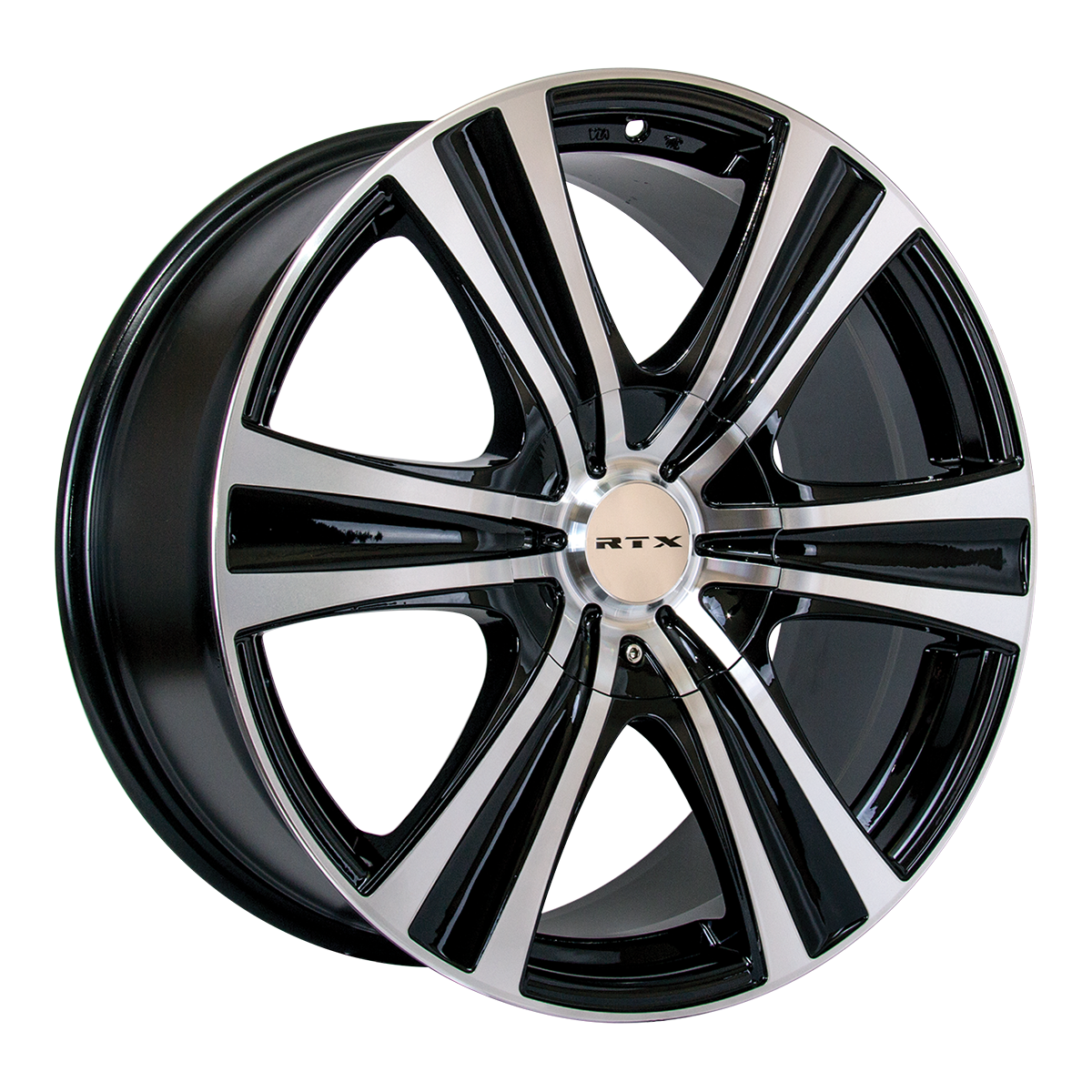 18x8 Alloy Wheel - RTX Aspen 081830 Black Machined , with 5x114.3/127 ...