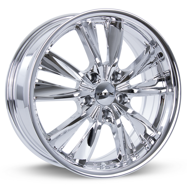 17x7 Alloy Wheel - RTX Twist 081367 Chrome / PVD , with 5x114.3 Bolt ...