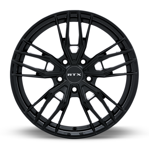18x8 Alloy Wheel - RTX Scepter 083046 Gloss Black , with 5x114.3 Bolt ...