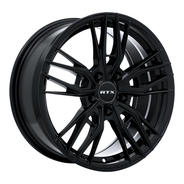 18x8 Alloy Wheel - RTX Scepter 083046 Gloss Black , with 5x114.3 Bolt ...