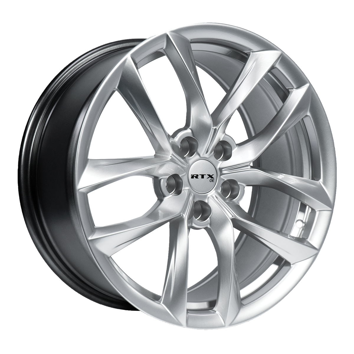 18x8.5 Alloy Wheel - RTX Spider 082894 Hyper Silver , with 5x114.3 Bolt ...