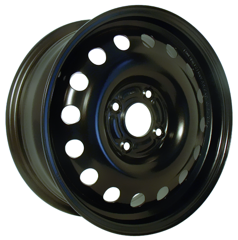 RTX® (ST) X40831 Steel Wheels Black 15x6 4x108 ET48 CB63.4