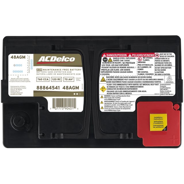 ACDelco Gold 48AGM AGM Battery | BCI Group 48 OEM