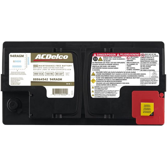 ACDelco® Gold 49AGM - Professional™ AGM BCI Group 49 Battery