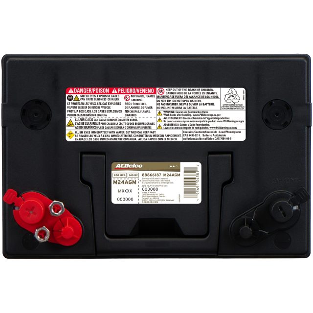 ACDelco M24AGM AGM Battery | Voyager Series Group 24